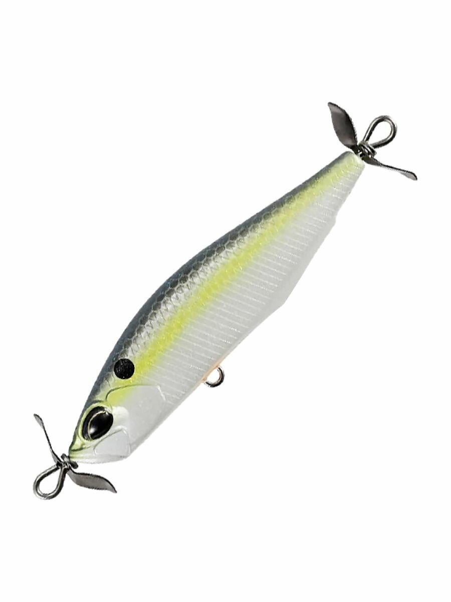 Воблер DUO Realis Spinbait 72 Alpha, ACC3083 American Shad, 72 мм, 15 г, тонущий, проппер