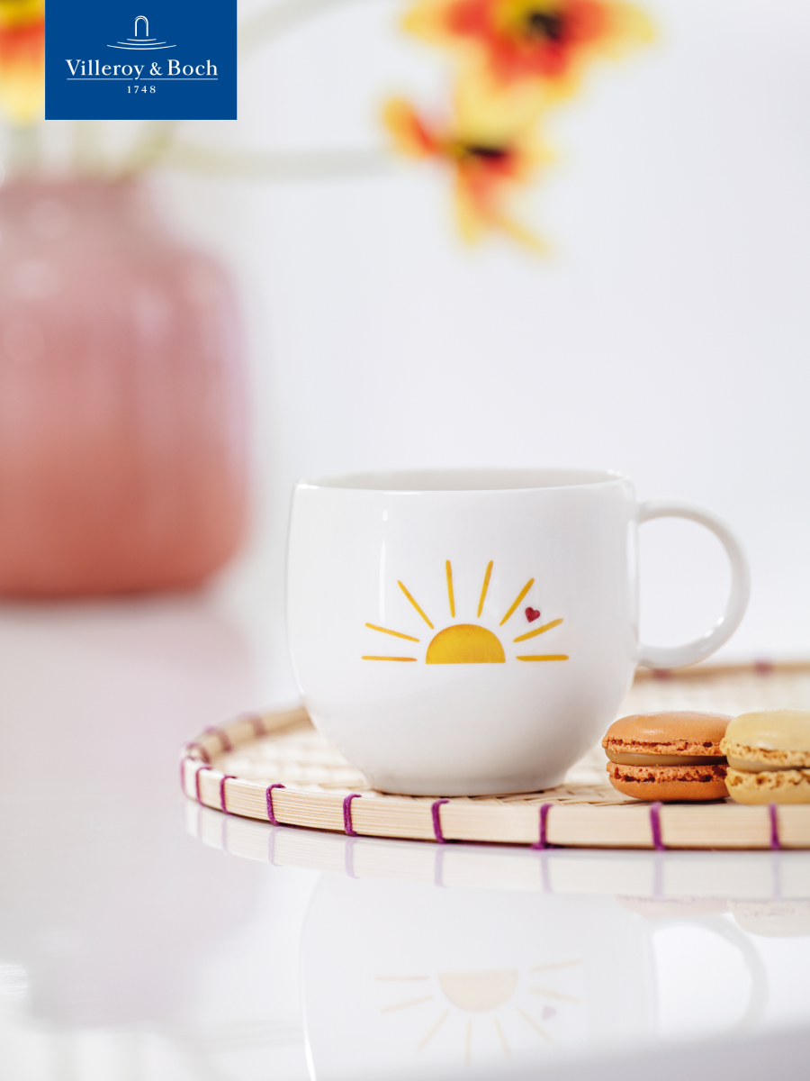 Кружка 350 мл, Hello Sunshine/Привет солнышко, With Love, Villeroy & Boch, Премиум-Фарфор