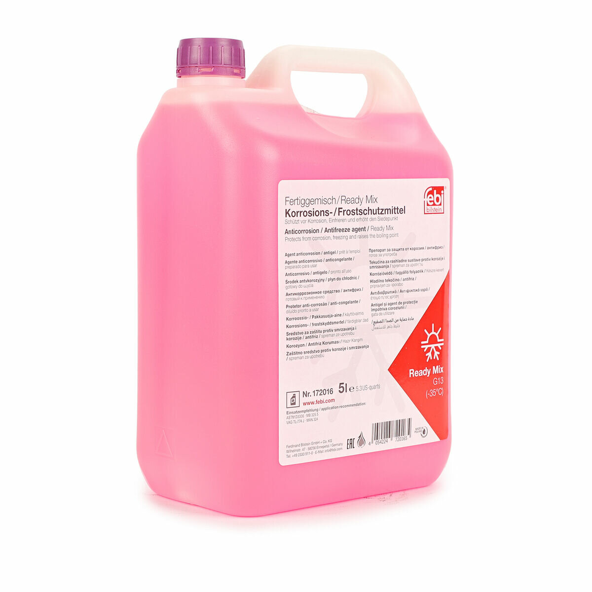 Антифриз Febi Фиолетовый -35C G13 5Л.(Febi 172016)