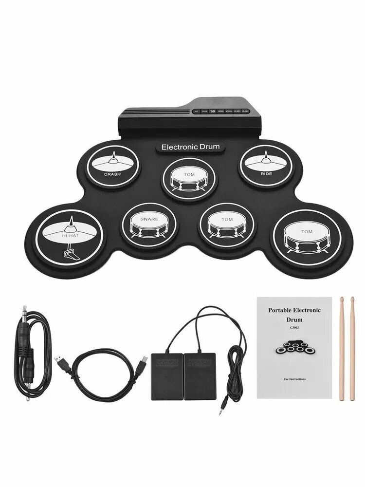 Цифровой электронный барабан компактного размера