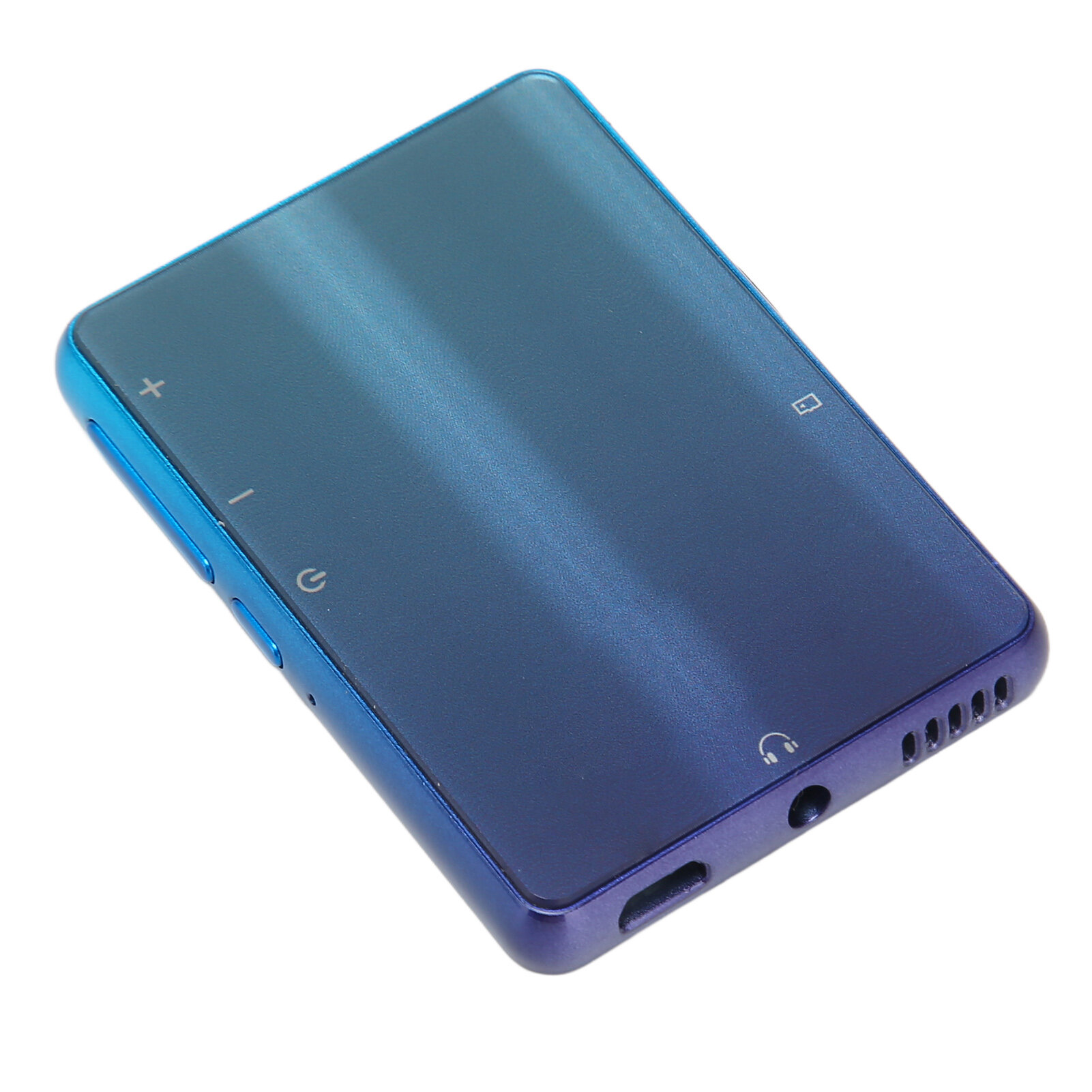 MP3-плеер Bluetooth 5.0 HD с полным сенсорным экраном и поддержкой записи Музыкальный плеер с FM-радио Электронная книга Динамик Синий 4 + 256 ГБ (карта памяти)