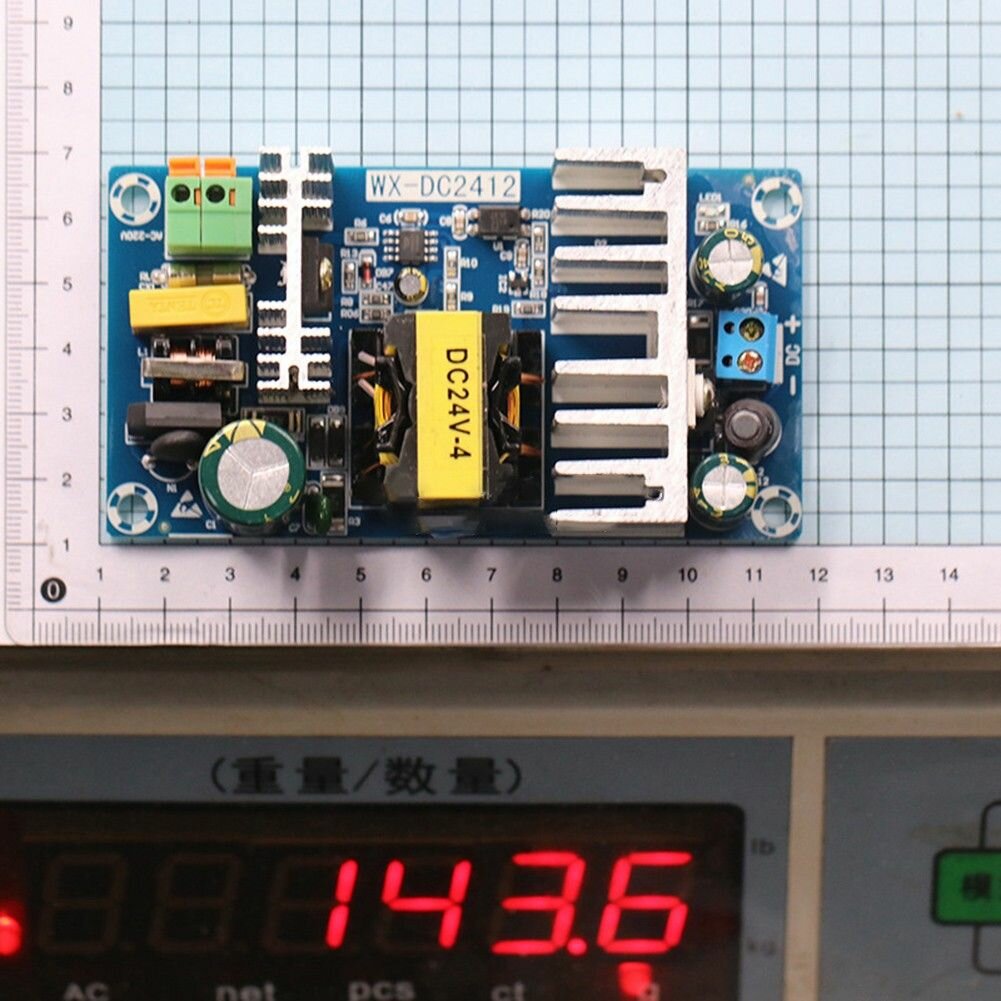 Источник питания понижающего трансформатора переменного тока от 85-265 В до 24 В 4A 6A Коммутационная плата питания