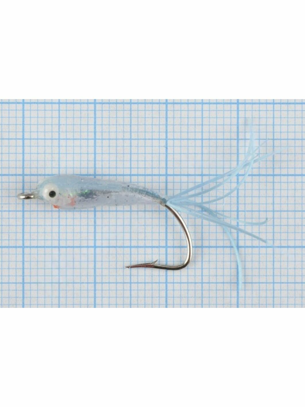 Приманка малек пыздрик KH № 2 KUMHO, 40 мм, распуш. голубой