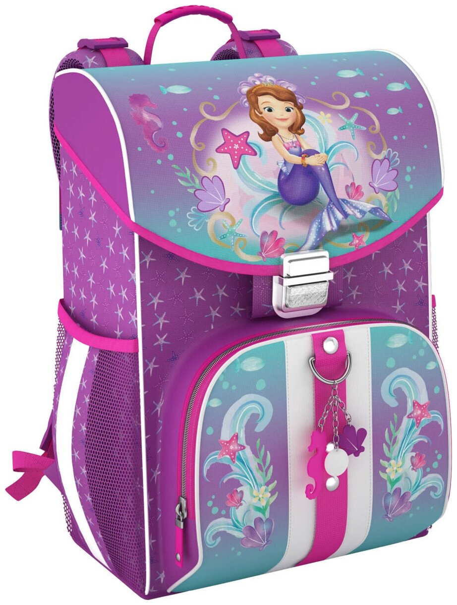 Рюкзак Erich Krause "София Прекрасная", непромокаемый, ортопедический, фиолетовый