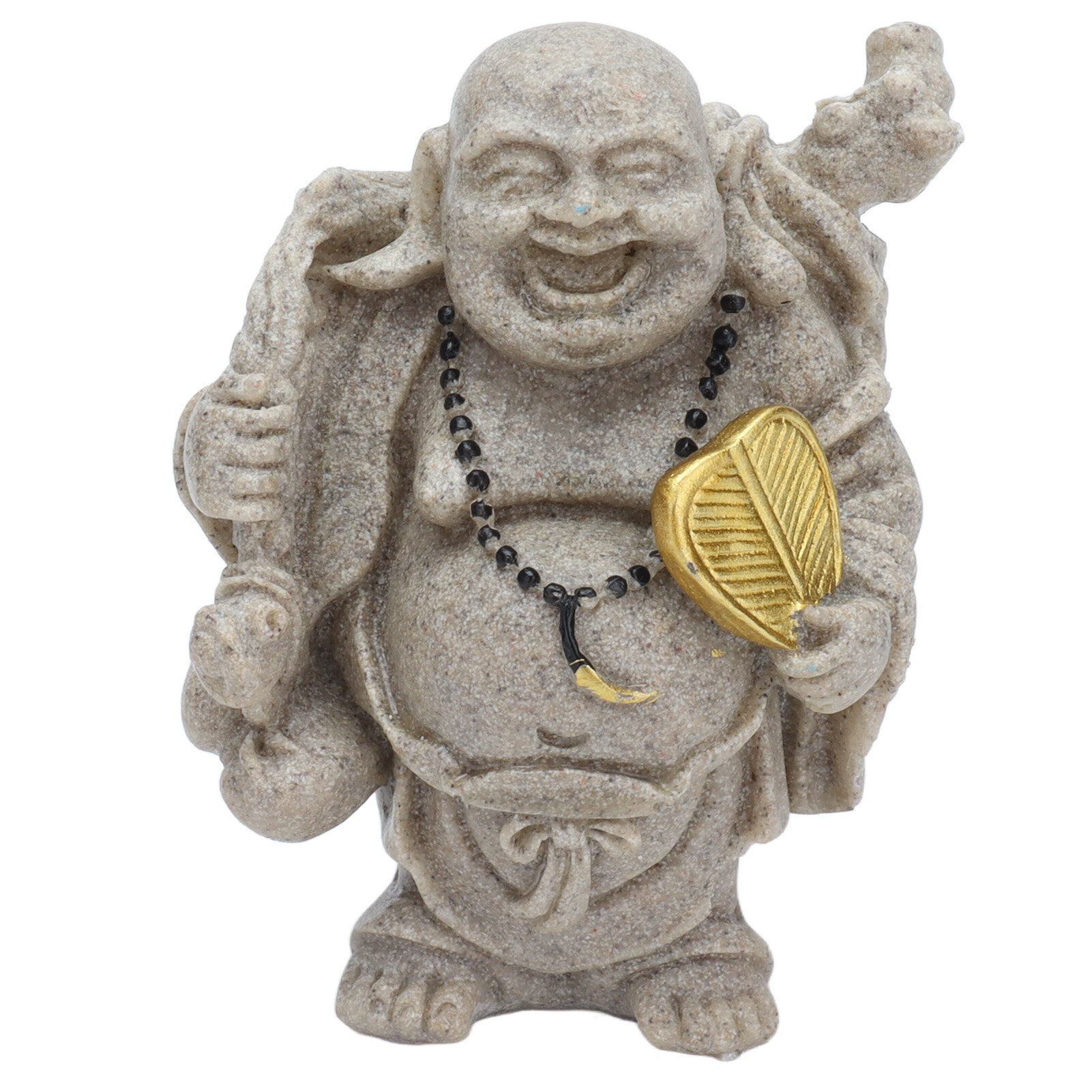 Будда статуя смола мини -8 см. Мейтрейя смех Будда статуэтка для коллекции подарков по подаркам в домашнем офисе