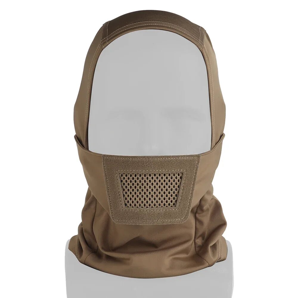 Тактическая балаклава однотонная Tan