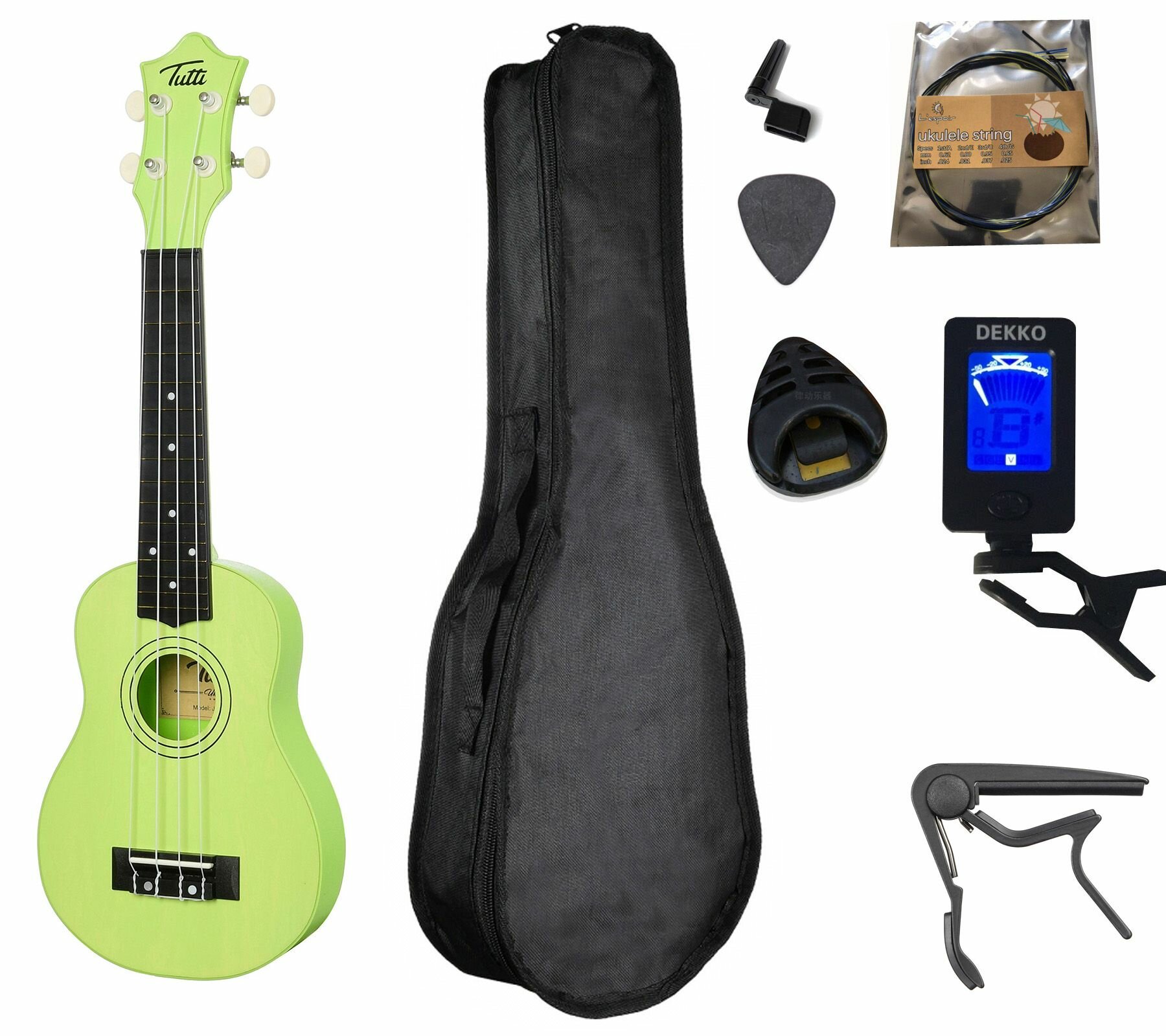 TUTTI JR-10 PACK SPR весенний бутон - Набор: укулеле с аксессуарами