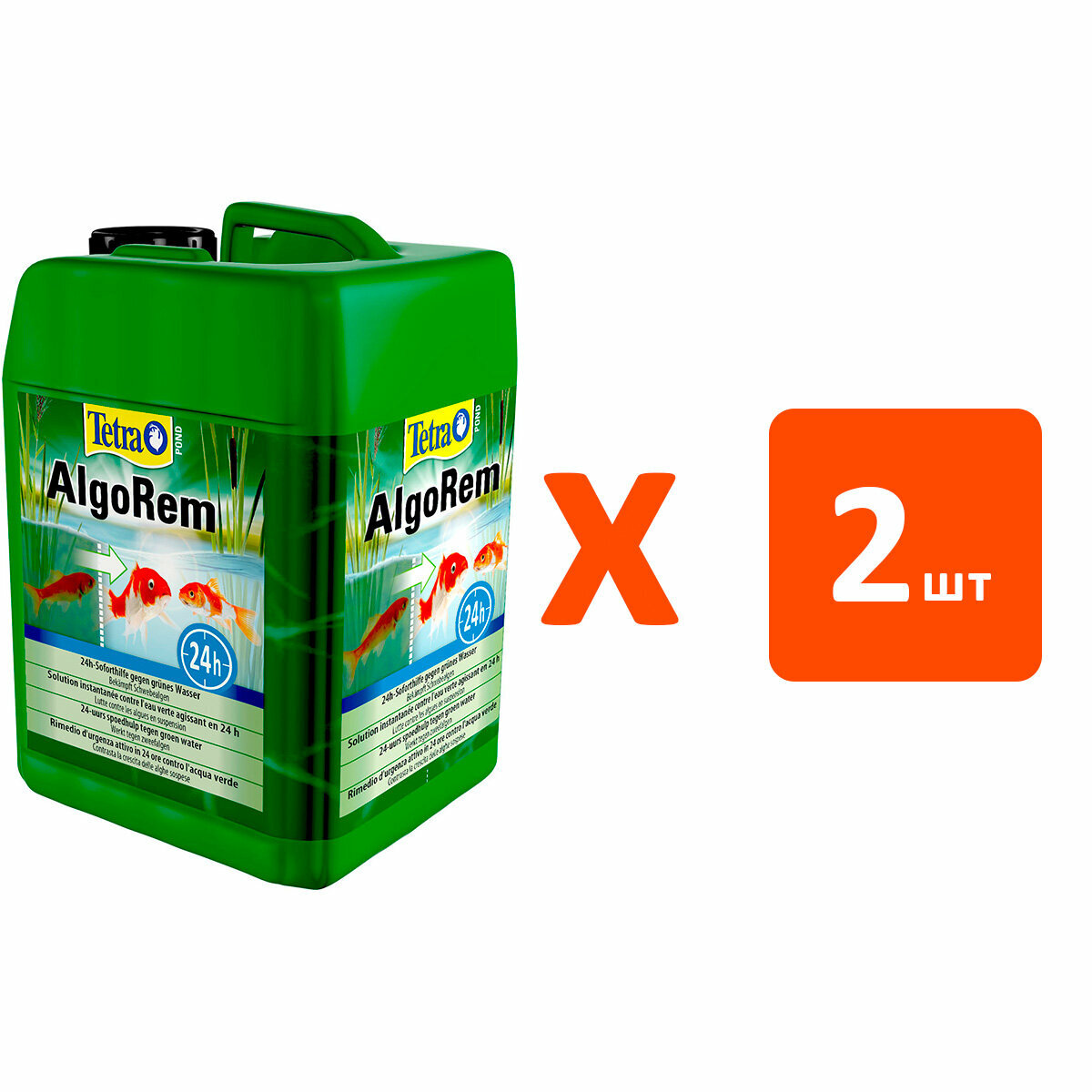 TETRA POND ALGOREM средство против цветения воды в водоемах (3 л х 2 шт)