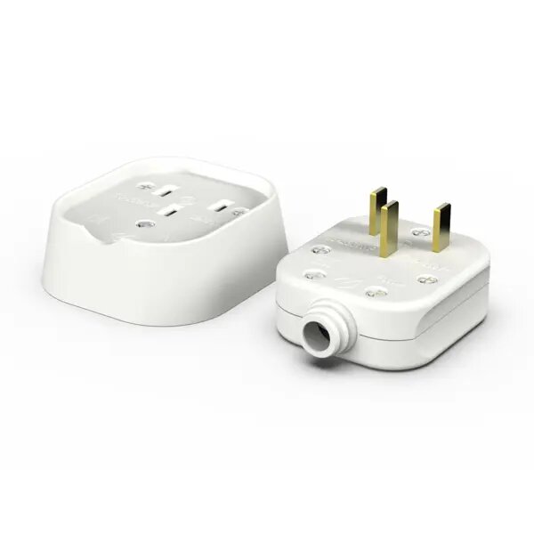 Комплект для электроплиты Про 250 В с заземлением открытой установки цвет белый