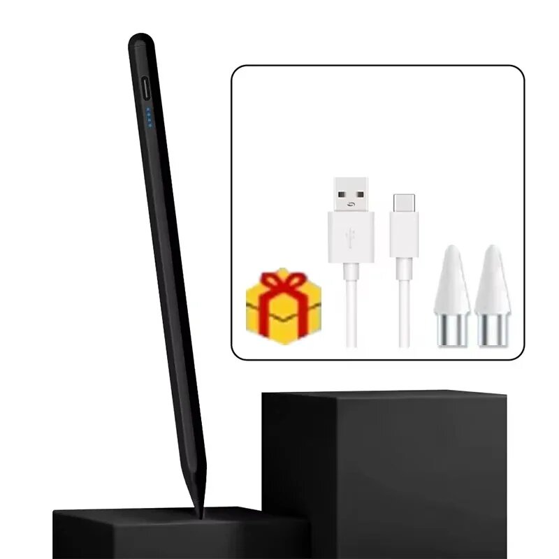 Универсальный магнитный стилус для планшетов Black