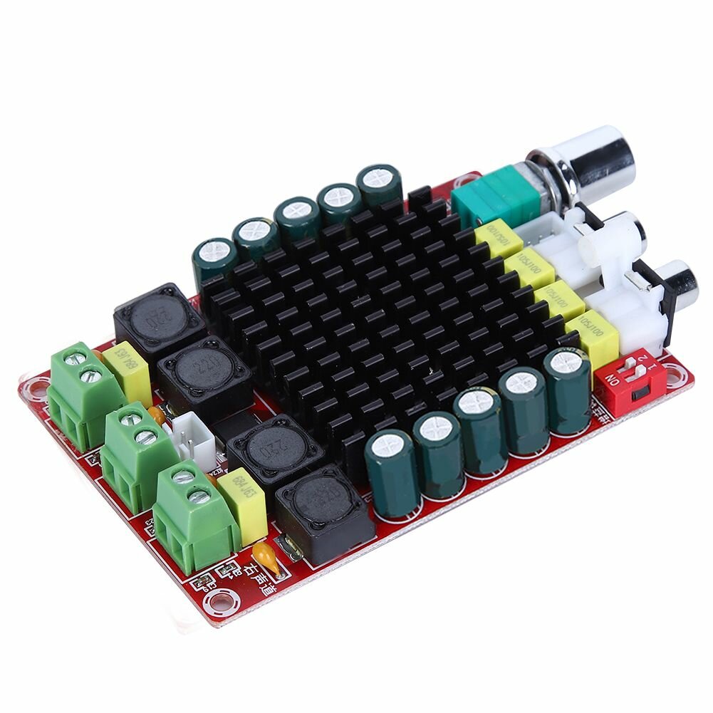 TDA7498 Плата цифрового усилителя мощности, защита от перегрева, аудиоаксессуар AMP-модуль для домашней стереосистемы, высококачественная 2-канальная плата усилителя класса D