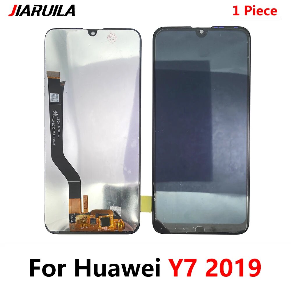 ЖК-дисплей с сенсорным дигитайзером в сборе с ремонтом рамки для Huawei Y6P Y7 2019 Y9 2019 Y7 2019