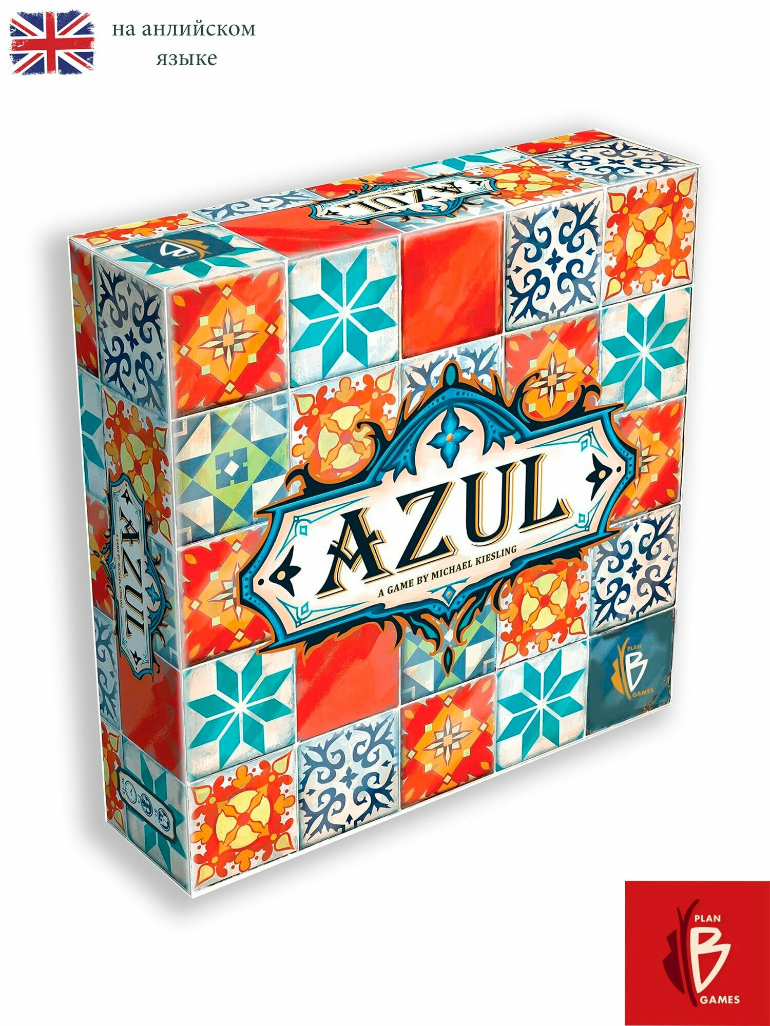 Настольная игра Azul, память, составление поля, стратегическая, для взрослых и детей