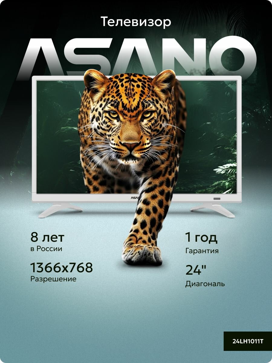 Телевизор Asano 24LH1011T, диагональ 24", родительский контроль, таймер сна