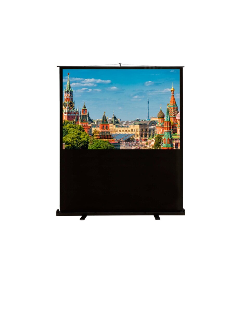 Экран Cactus CS-PSFLCE-200X150 FloorCompactExpert, 4:3, напольный рулонный