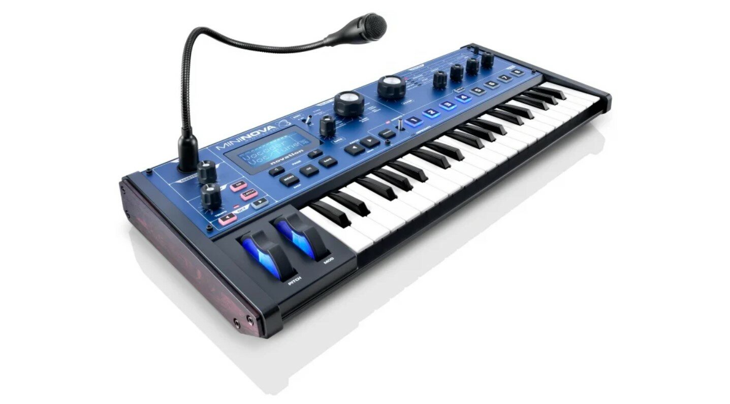 Цифровой монотембральный синтезатор Novation MiniNova, 37 клавиш