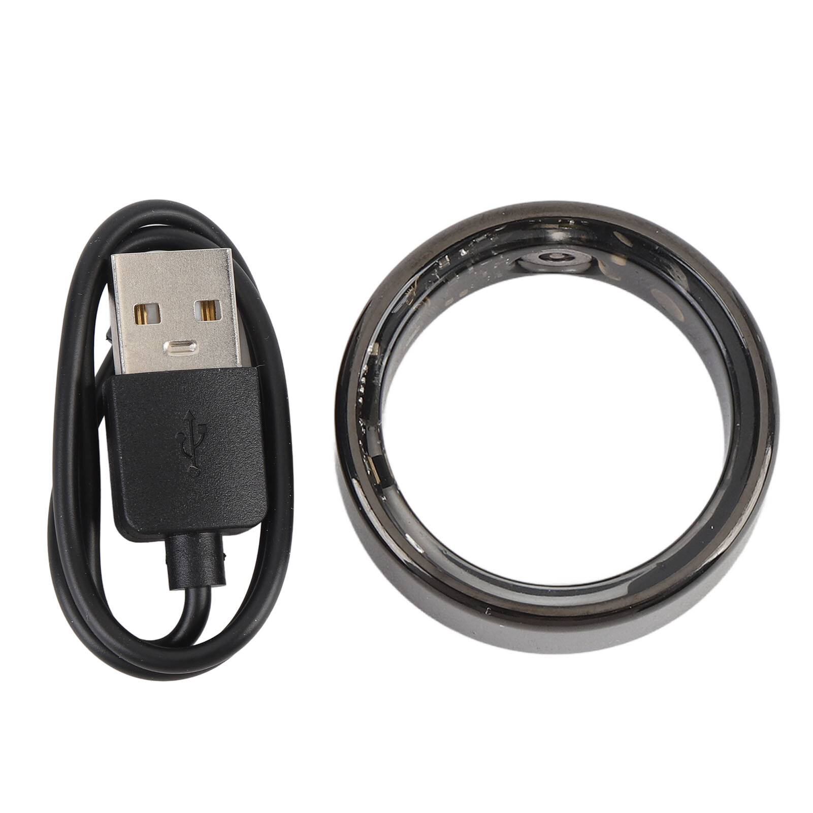 Смарт -кольцо фитнес -трекер из нержавеющей стали IP68 Водостойкий Bluetooth Step стоп -стот Smart Smart Health Ring с несколькими спортивными режимами для мужчин женщин 7 типа 7