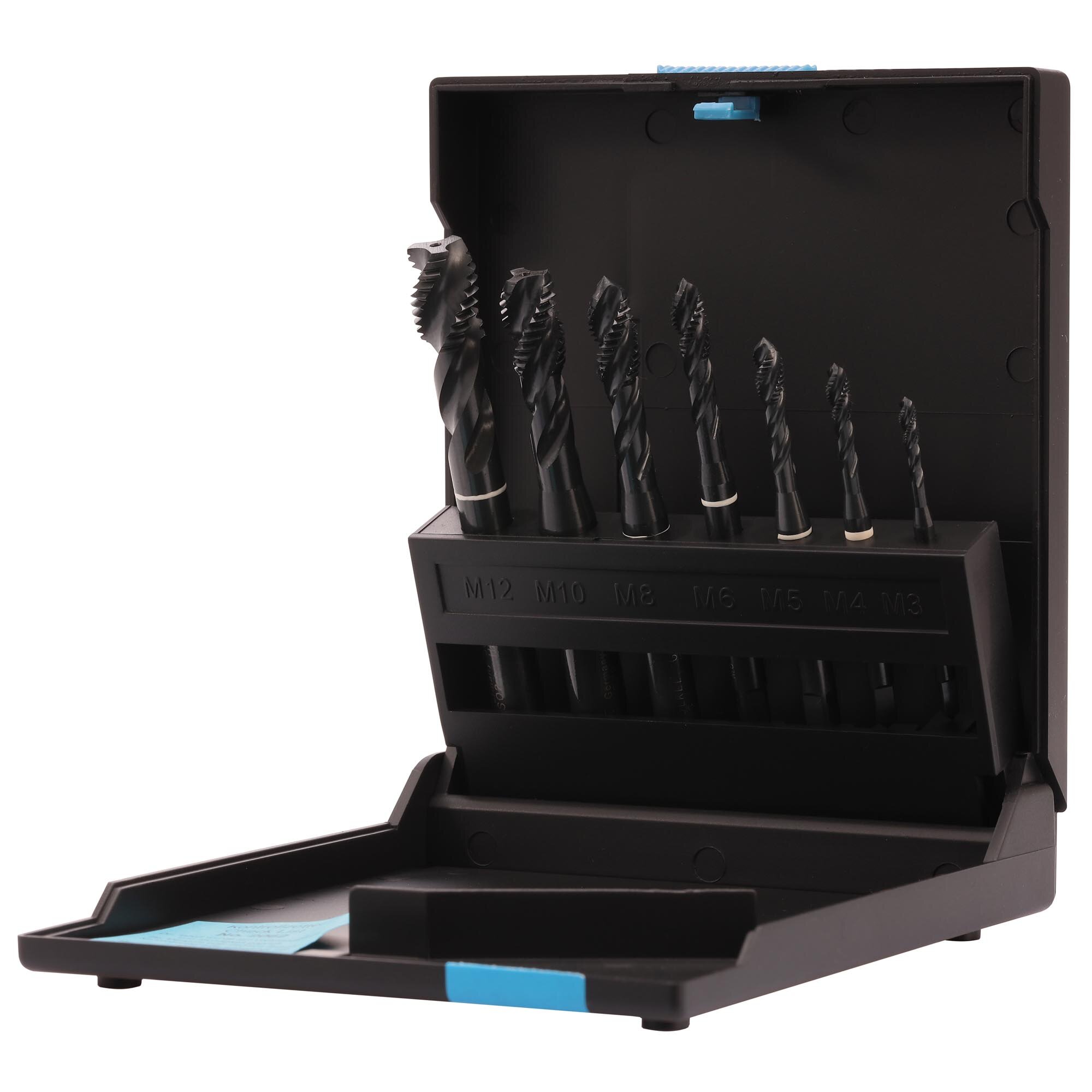 Набор машинных метчиков Volkel M3-M12 HSSE-VAP DIN371/376 7пр 47862