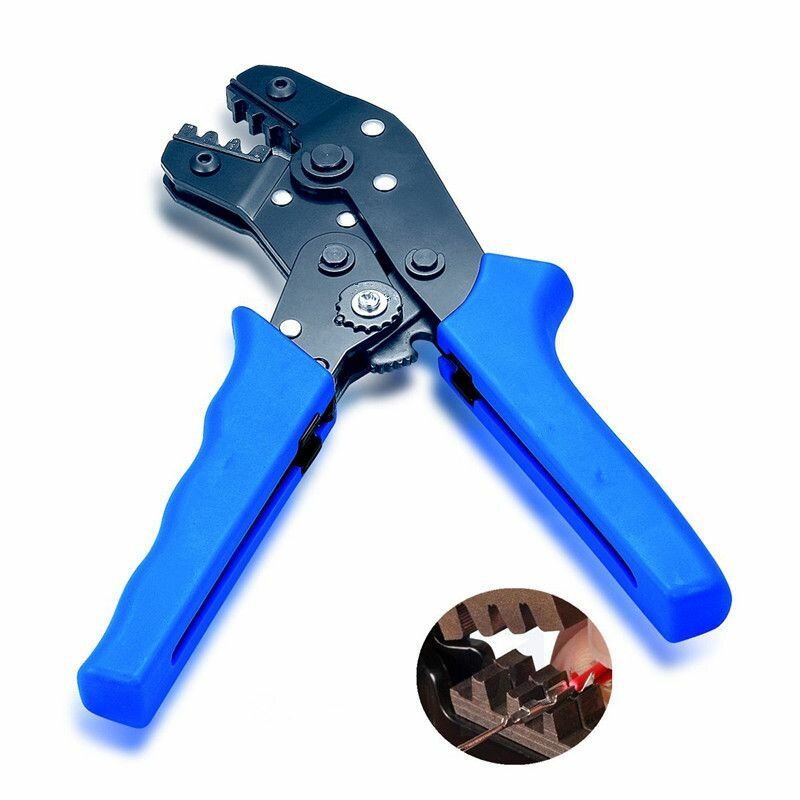1x Изолированные Клеммные Стыковые Плоскогубцы Обжимной инструмент AWG28-18 для проводки мотоцикла