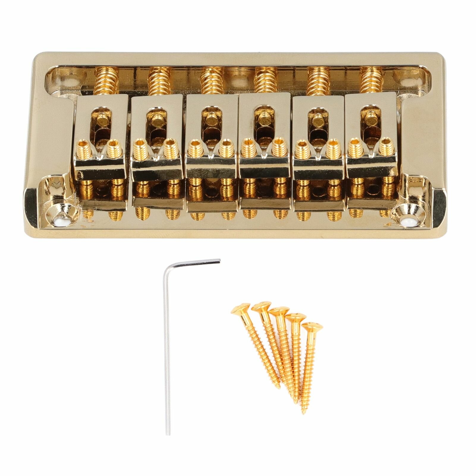 Набор для бриджей 6 струнной электрогитары, из латуни, без тремоло, для ST или TL моделей