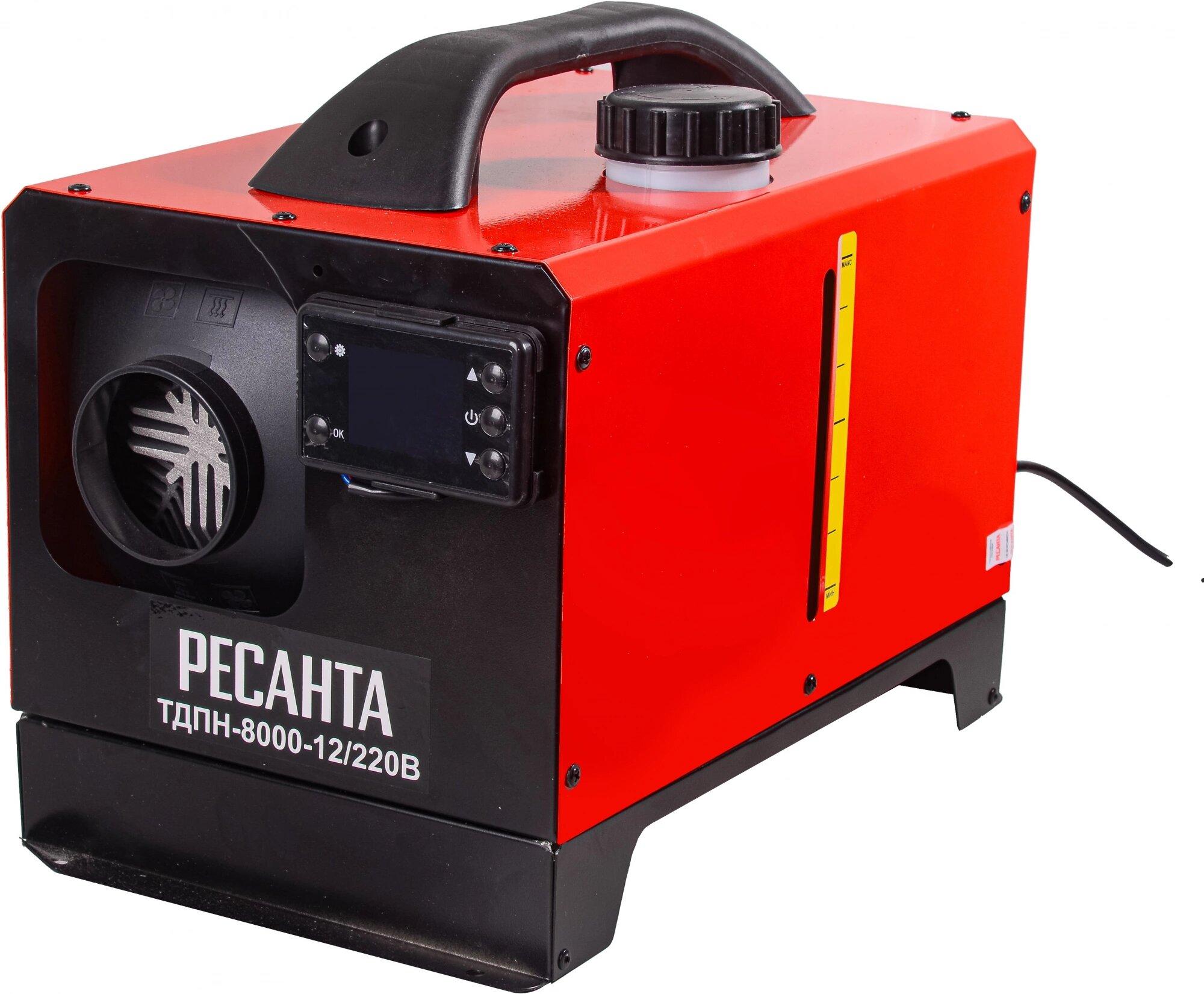67/1/55 / Дизельная тепловая пушка Ресанта ТДПН-8000-12/220В, 8кВт, красный [67/1/55]