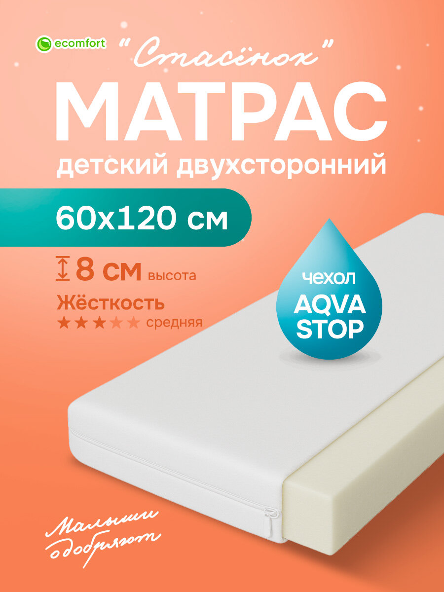 Матрас детский беспружинный "Стасёнок"