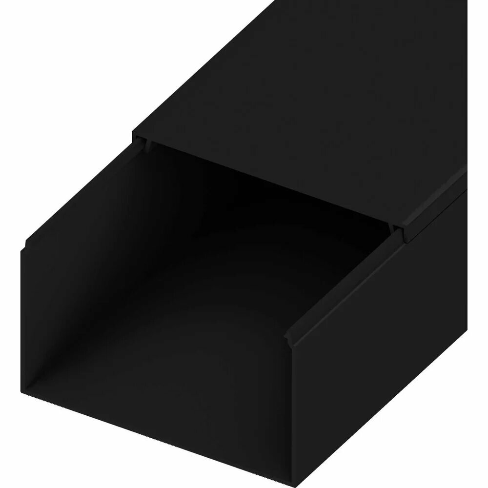 Кабель-канал AGIS ПВХ 100x60 мм Черный 60.03.100.60.200, 100x60 мм