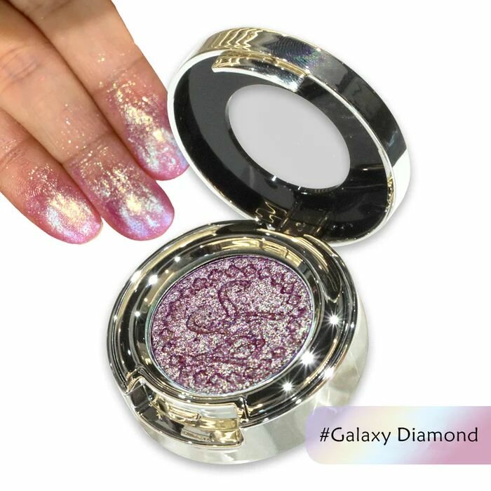 Палитра теней для век SheenEffect , Монохромный, хамелеон, 1.8 г - #Galaxy Diamond