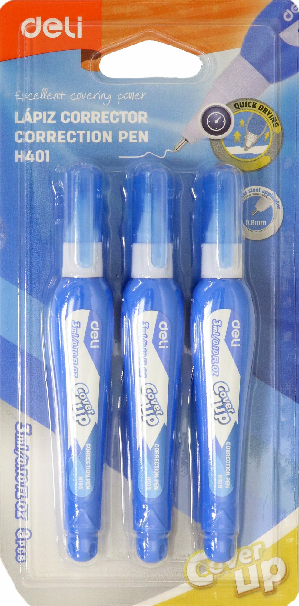 Набор корректирующих жидкостей, 3 штуки