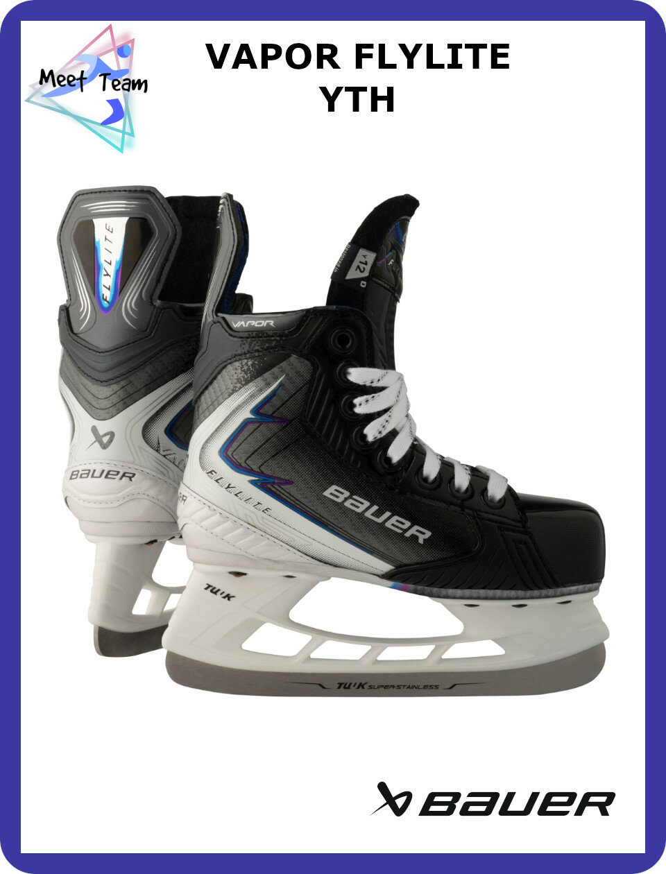 Коньки хоккейные BAUER S25 VAPOR FLYLITE YTH