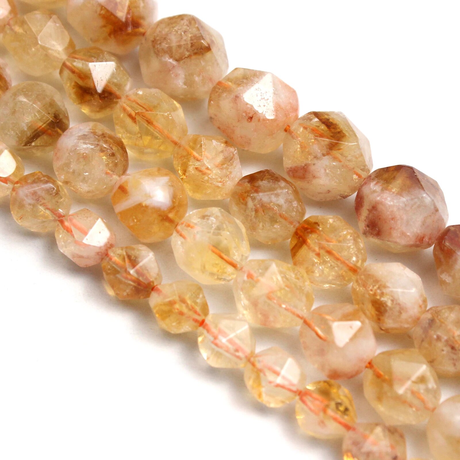 Бусины из цитрина Super search 6 8 10 мм 10mm 38pcs beads