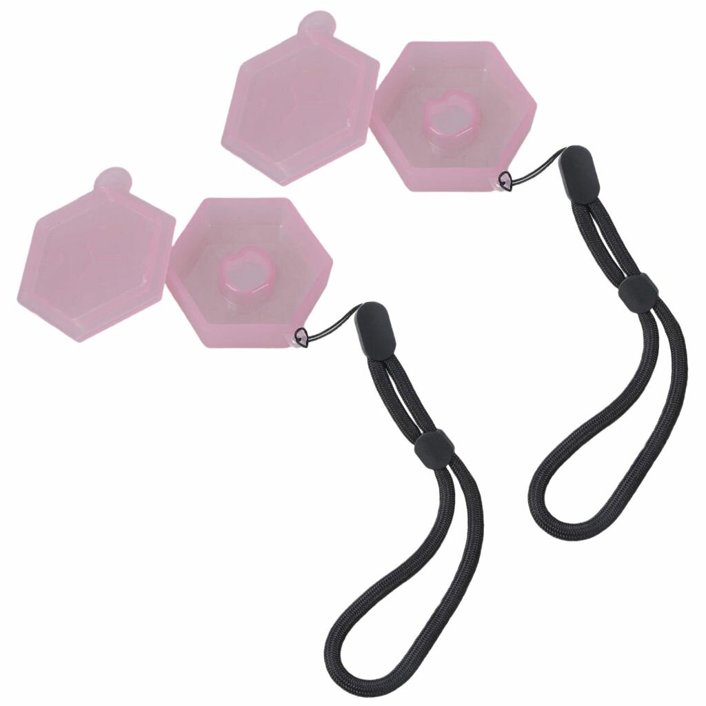 1 комплект из 2-х, чашка для воды, кольцо ароматизации, коробка хранения с ремешком-розовый