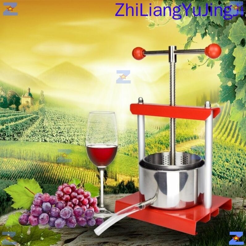 Эксклюзивный винтовой пресс объемом 2 литра для отжима сока из фруктов овощей и ягод с защитным кожухом