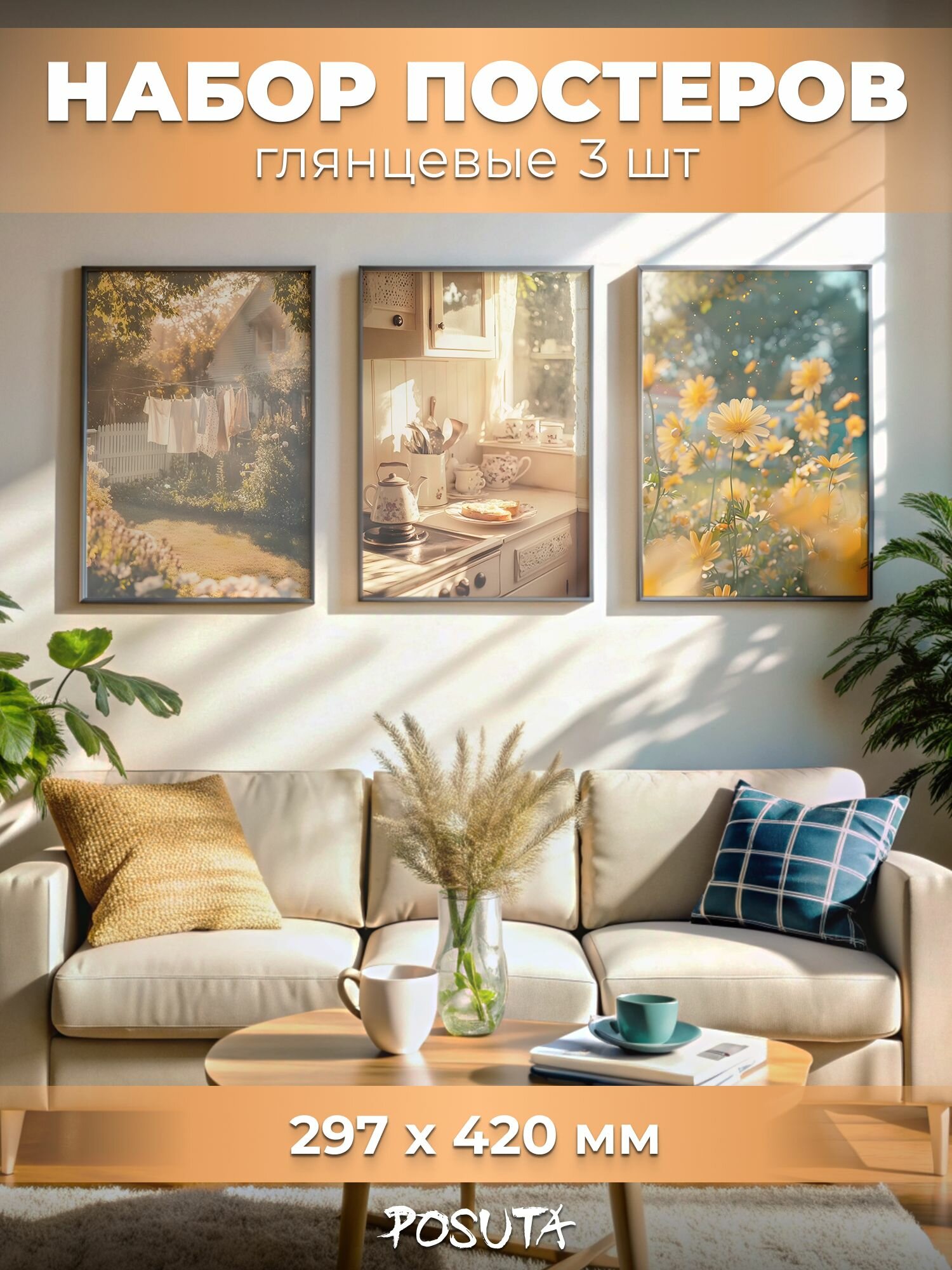 Постеры на стену интерьерные летняя эстетика