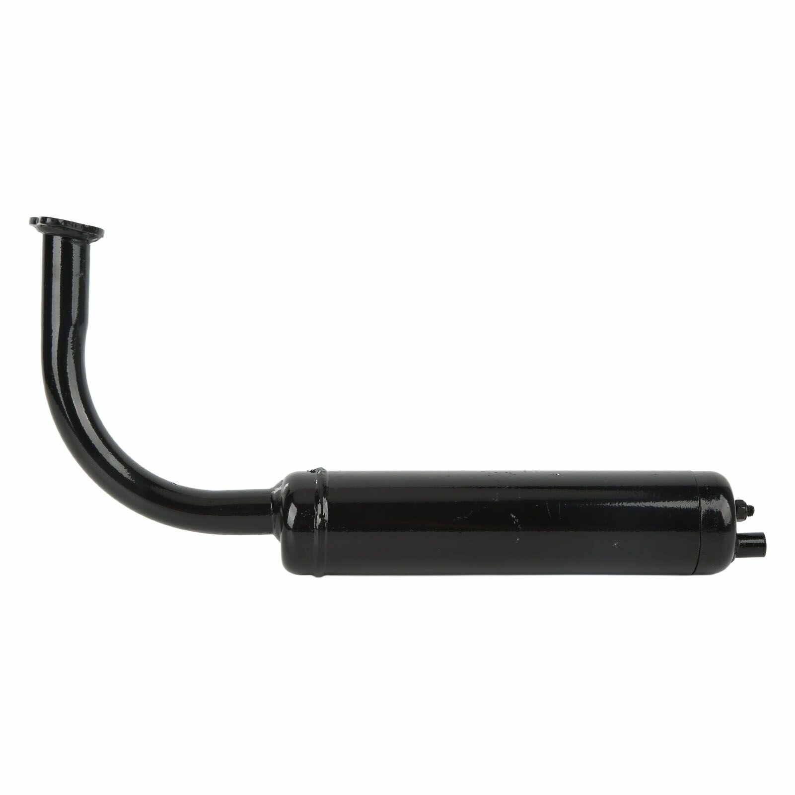 Выхлопная труба 40 мм анодированная черная для велосипедов 26-28"