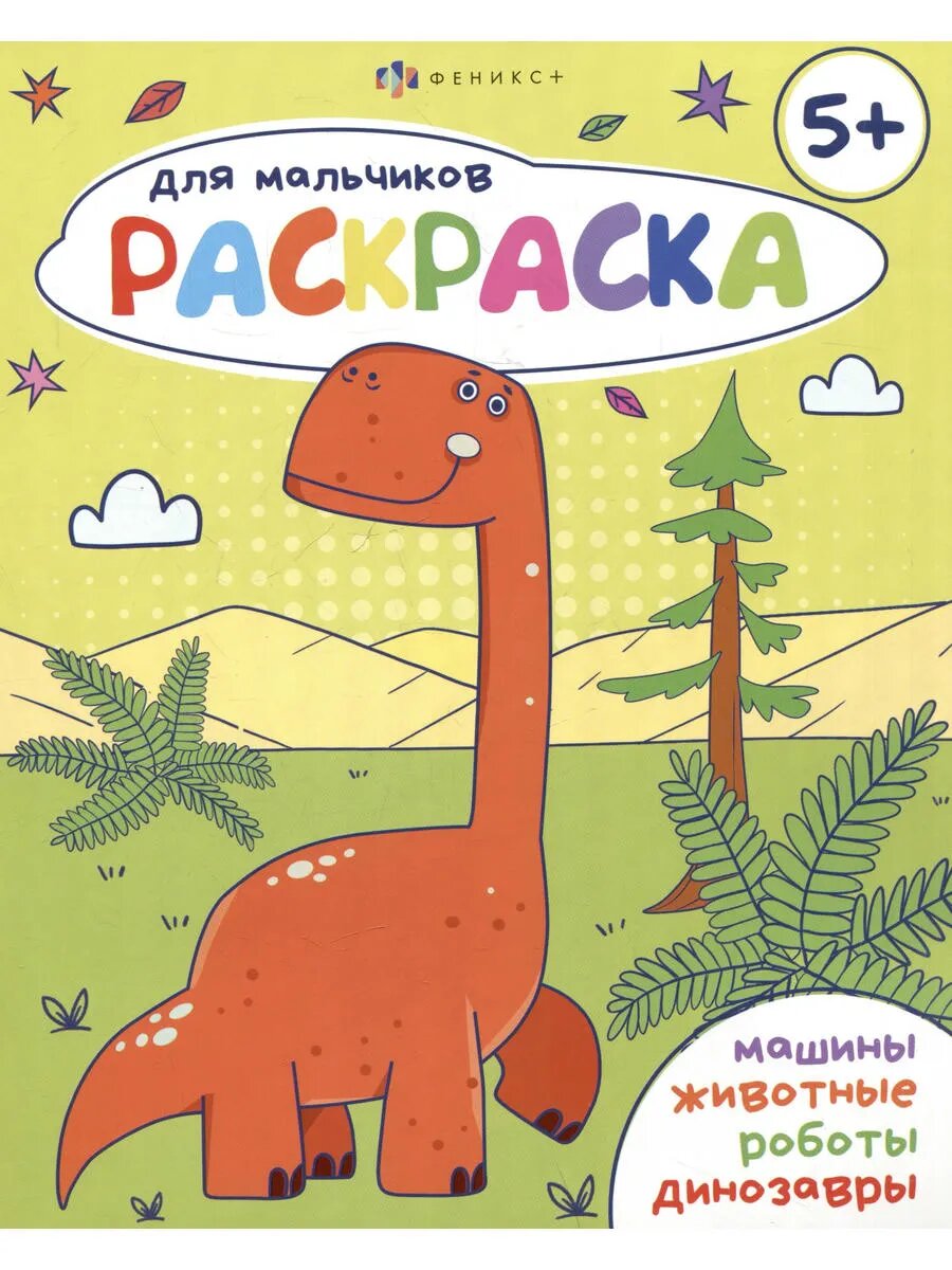 Раскраска для мальчиков 5+