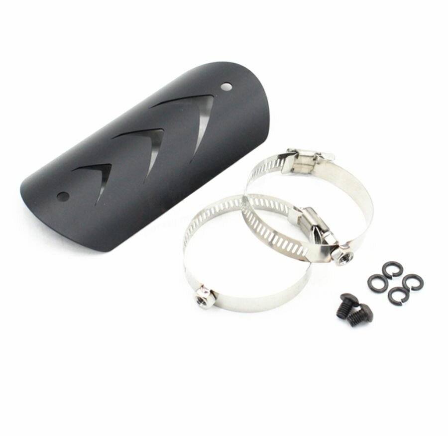 Защитный кожух глушителя мотоцикла, замена деталей