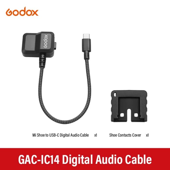 Godox GAC-IC14 Ми Shoe to USB-C аудиокабель