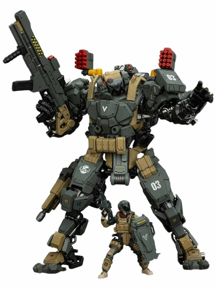 Подвижная фигурка 1/18 JOYTOY Battle For the Stars Tyrant-03 Tactical Type коллекция игрушек