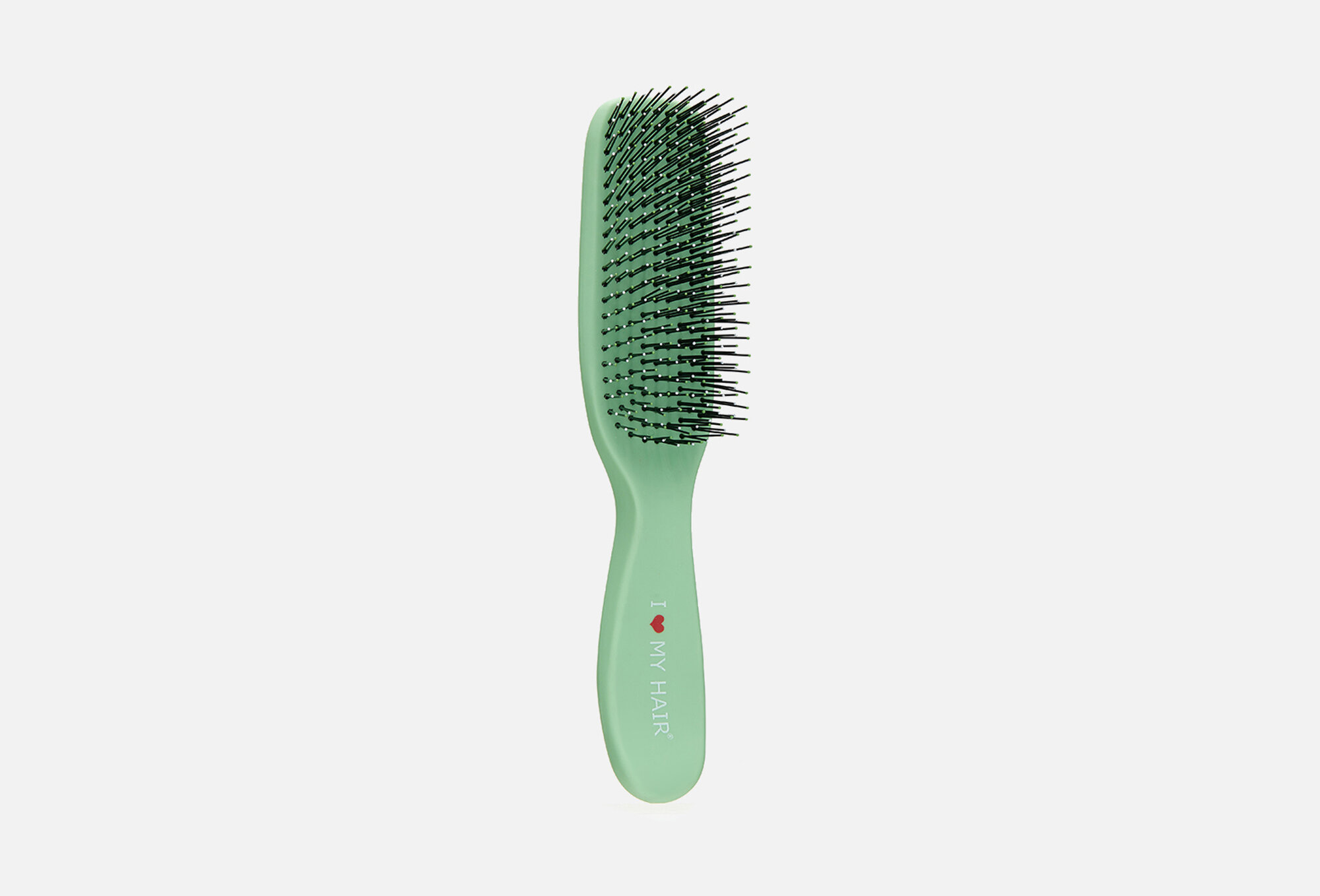 Щетка для волос I LOVE MY HAIR ILMH Spider Soft 1501 зеленая матовая M