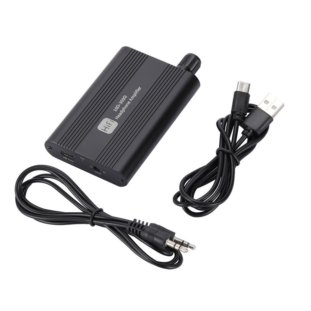 Портативный усилитель для наушников hifi 16-300 ом с 3,5-мм аудиоприемником, музыкальный плеер, усилитель для наушников с кабелем 3,5 мм