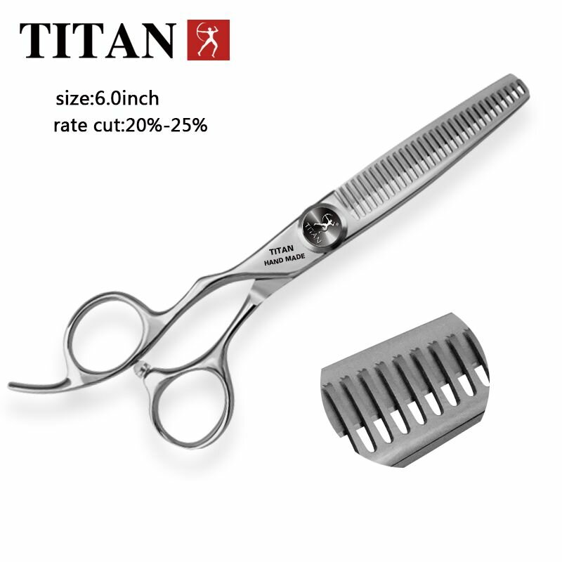 TITAN Профессиональные парикмахерские ножницы для левшей, 6,0 дюймов