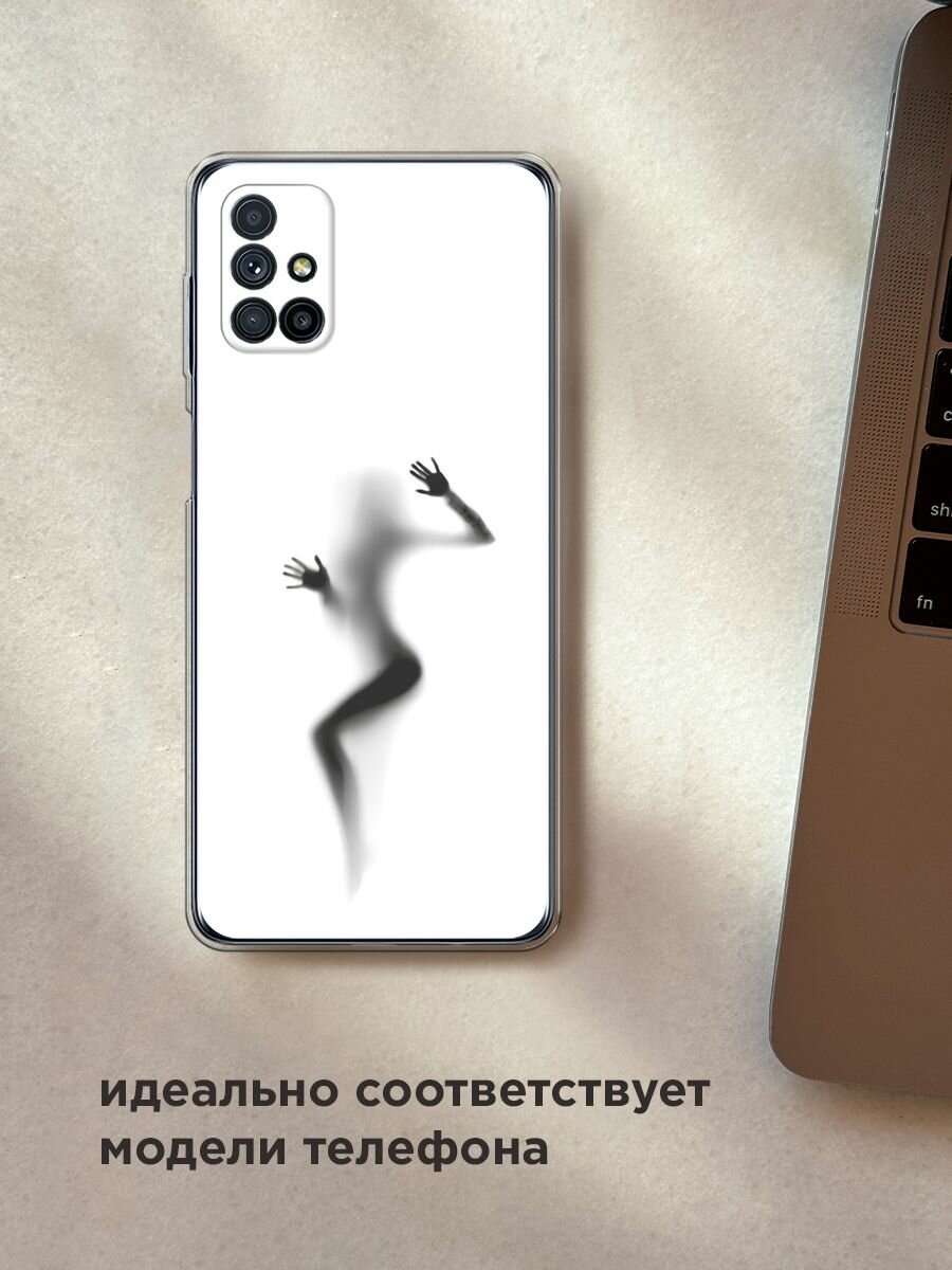 Чехол на Samsung Galaxy M31s / Самсунг Галакси M31s с принтом "Девушка в душе" — фото 1