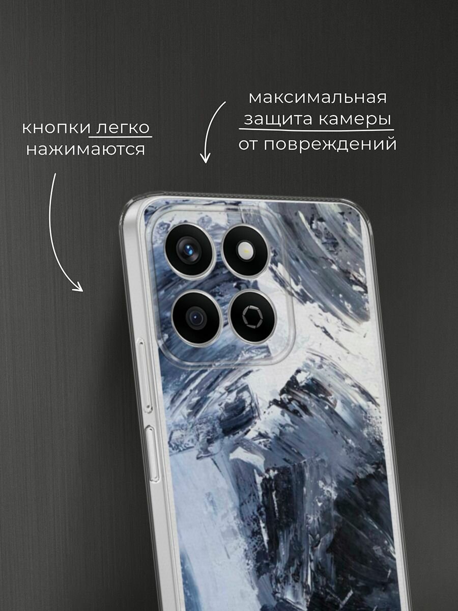 Чехол на Honor X7c / Хонор X7c с принтом "Абстракция живопись" — фото 1