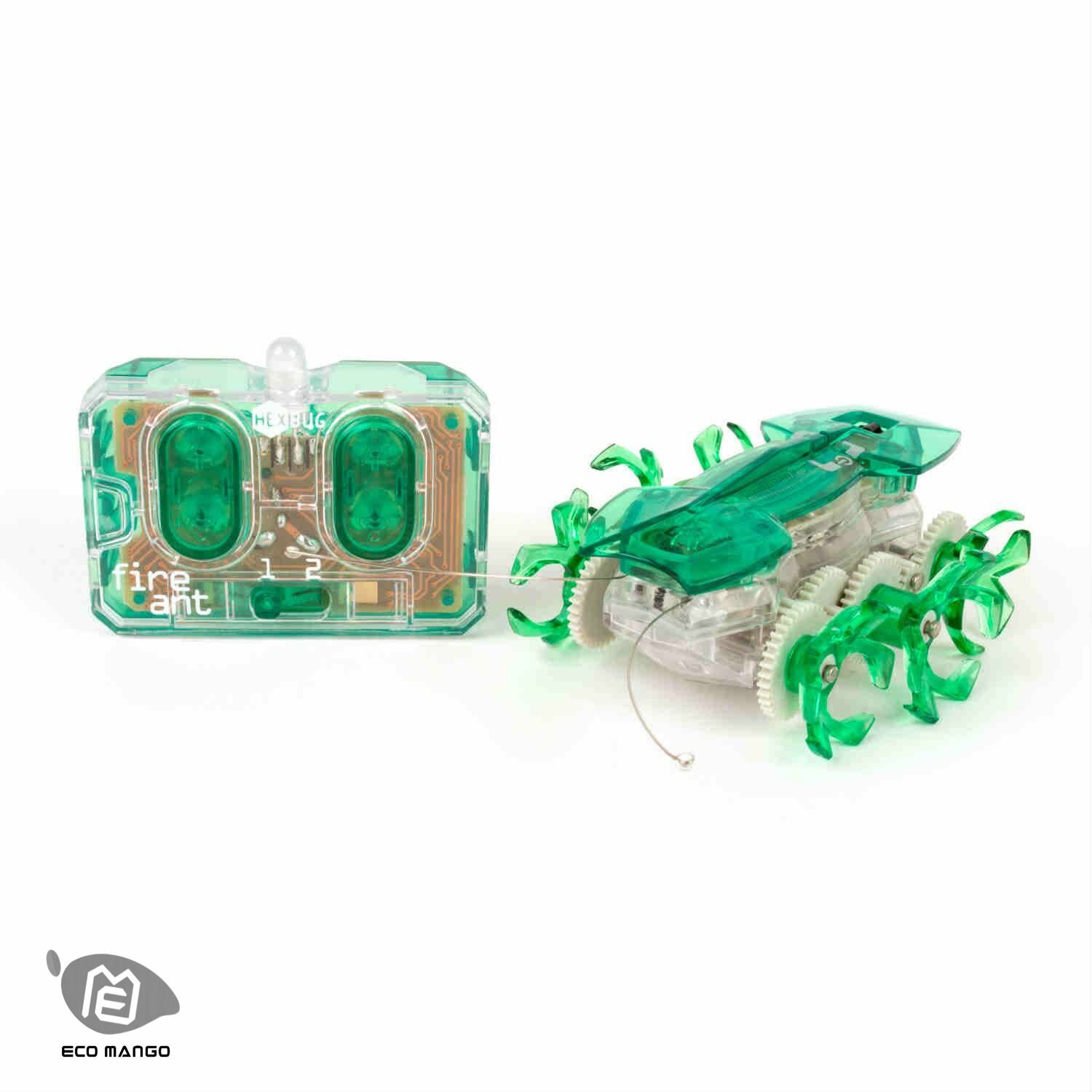 Hexbug Микро робот Огненный муравей с пультом дистанционного управления, зеленый
