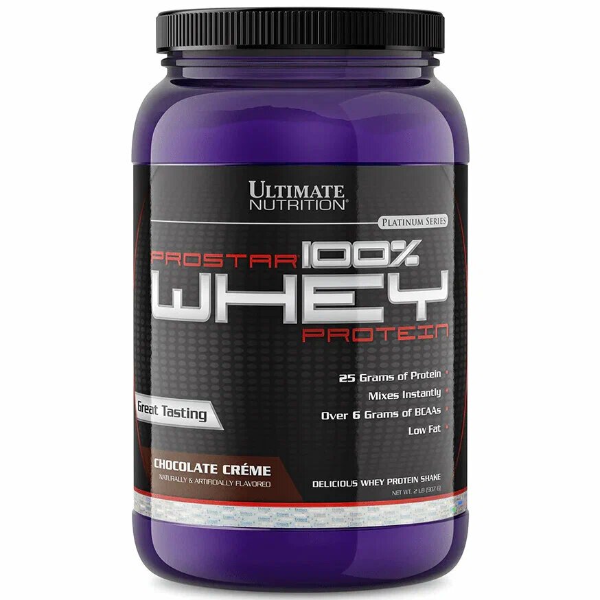 Протеин Ultimate Nutrition Prostar 100% Whey Protein, 907 гр, шоколадный крем