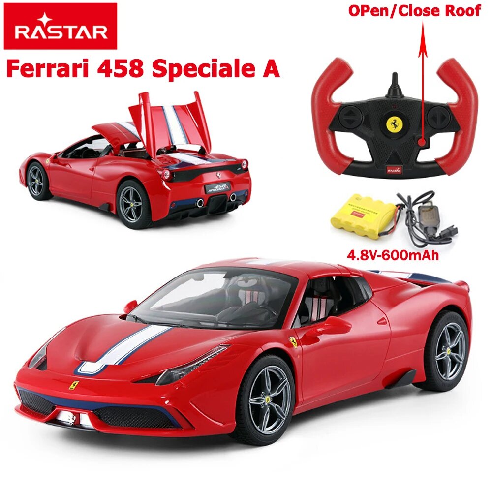 RASTAR 1/14 Ferrari 458 Speciale A металлический радиоуправляемый автомобиль для взрослых