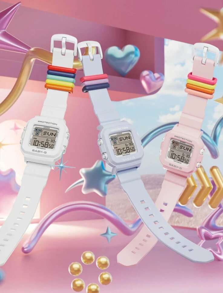 Наручные часы CASIO, белый/серый — фото 1