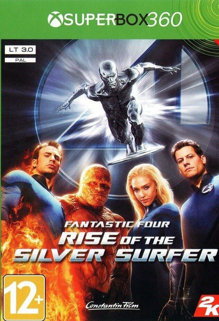 Диск с игрой Fantastic Four rise of the silver surfer для X-Box 360 (русские субтитры) прошивка LT 3.0
