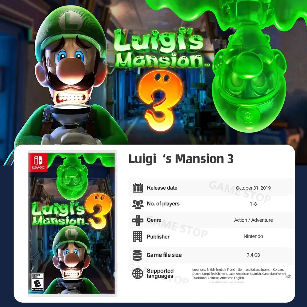 Luigi's Mansion 3 Nintendo Switch